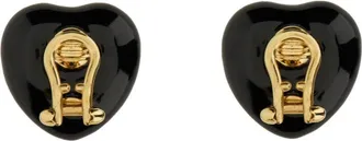 Valentino Garavani Coeur Royal Earrings - Black