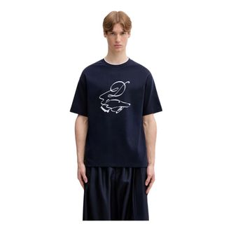 Dr&ocirc;le de Monsieur T-Shirts - - Tops - Herren - Blau - M