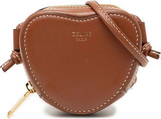 Celine Hobo Bags - Micro Leather Heart Crossbody - Gr. unisize - in Braun - f&uuml;r Damen