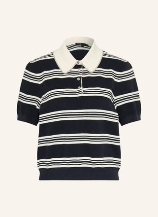 Maje Strick-Poloshirt Mit Schmucksteinen weiss