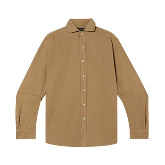 Brooks Brothers Chemise ajust&eacute;e &agrave; col &eacute;tal&eacute; - Homme - Chemises - Beige - Taille: XL