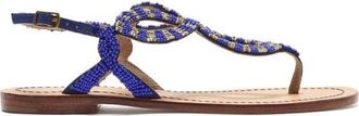 Maliparmi Maliparmi, Femme, Chaussures, Bleu, Taille: 40 EU Floral Spin Sandal