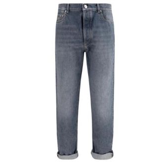 Brunello Cucinelli Iconic-fit Five-pocket Hosen - - Jeans - Herren - Grau - L