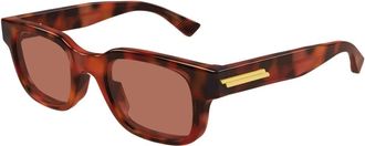 Bottega Veneta unisex, Accessoires, Multicolore, Taille: 49 MM Lunettes de soleil carr&eacute;es