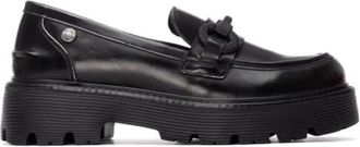 Refresh Mocassins Femme Noir - Chaussures Confortables et polyvalentes - Mode d&eacute;contract&eacute;e - Mod&egrave;le 17294101 (Taille40)