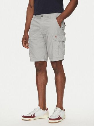 Napapijri Stoffshorts Noto 2.0 NP0A4HOQ Grau Regular Fit