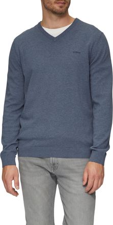 s.Oliver Strickpullover mit Logo-Stickerei