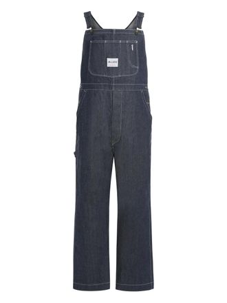 Moorer Jamine Latzhose aus Denim - Blau
