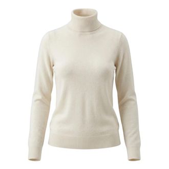 Patrizia Pepe Schmal geschnittener Woll-Rollkragenpullover - - Knitwear - Damen - Beige - M
