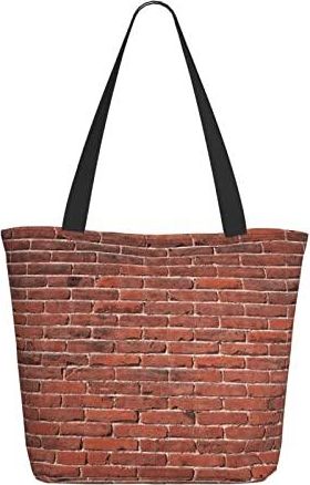 AOOEDM Sac &agrave; provisions pour femme en brique rouge 33 x 27 x 17 cm. Le cadeau parfait pour la Saint-Valentin. Cest de la Saint-Valentin pour maman, fille, &eacute;p