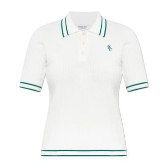 Sporty & Rich Polo - - Tops - Damen - Wei&szlig; - L