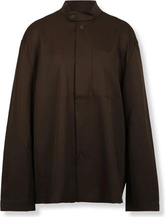 Entire studios Entire Studios, Femme, Blouses et Chemises, Brun, Taille: 38 FR Rosa Shirt