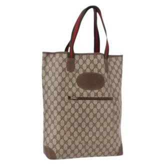 Gucci Pre-owned Vintage GG Canvas Tote - - Pre-owned - Damen - Braun - ONE SIZE