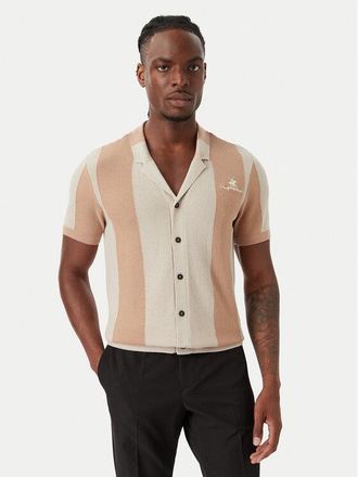 Beverly Hills Polo Club Hemd M7613-HR Dunkelbeige Regular Fit