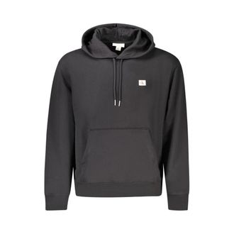 Calvin Klein Schwarzer Baumwoll Herren Pullover Hoodie - - Sweatshirts & Hoodies - Herren - Schwarzk - M