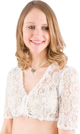 Spieth & Wensky Damen Trachtenbluse Hadia weiß 42