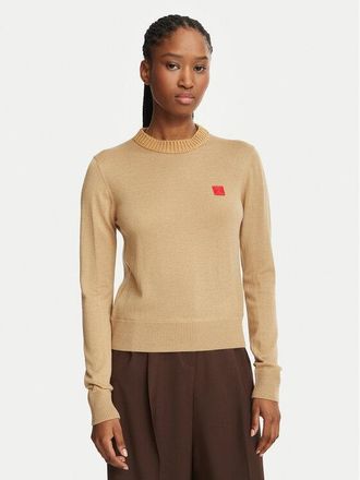 Max & Co. Pullover 2626366043200 Hellbraun Regular Fit