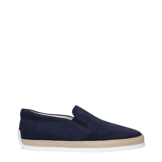 Tod's Tods Hommess Slip On Su&egrave;de Bleu/Bleu Galaxie