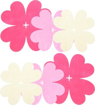 BESPORTBLE 6 St&uuml;ck Topftrenner aus Antihaft Material Rutschfester Pfannenschutz In Rosa und Wei&szlig; Hitzebest&auml;ndig und Stabil f&uuml;r K&uuml;chenuntersetzer und Topfschutz