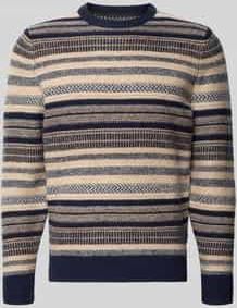 Barbour Pullover aus Wolle mit Rundhalsausschnitt