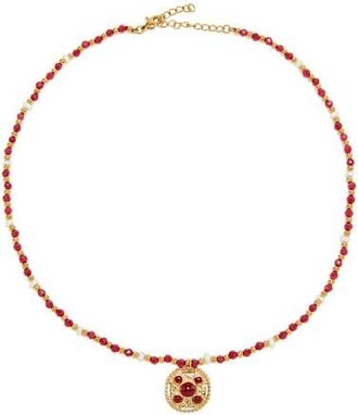 Au Printemps Paris Collier pendentif en acier