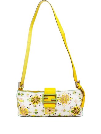 Fendi sac porté épaule Mamma Baguette (2000-2015) - Jaune