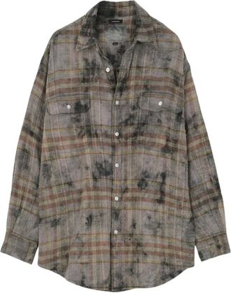 R13 Femme, Vestes, Multicolore, Taille: 38 FR Boyfriend Flannel Shirt