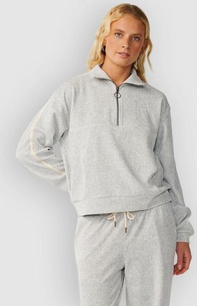 Rip Curl Cosy 3/4 Half-Zip Sweater grey marle