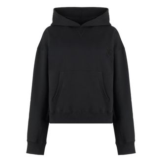 J.W.Anderson Femme, Sweatshirts et sweats &agrave; capuche, Noir, Taille: 38 FR Sweat &agrave; Capuche C&ocirc;tel&eacute; en Coton