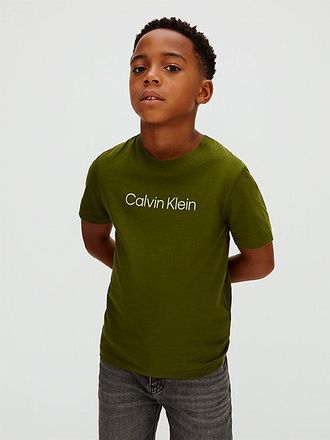Calvin Klein Logo-t-shirt F&uuml;r Kinder - Rich Cypress - Gender-inclusive Kinder - 16 Jahre (170 cm)