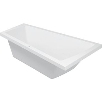 Duravit Duravit - Paiova Badewanne 485x1000x1700mm, 180l, Wei&szlig; gl&auml;nzend, Trapezf&ouml;rmig, Einbau, 1 R&uuml;ckenschr&auml;ge r