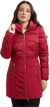 Yes-Zee YES Zee, Femme, Manteaux, Rouge, Taille: 38 FR Manteau matelass&eacute;