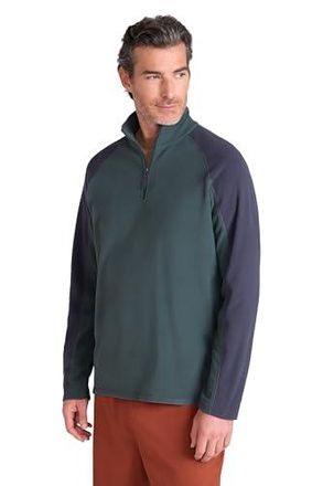 Mountain Warehouse Polaire Ashbourne pour Homme - Sweat en Micropolaire - Couche interm&eacute;diaire Anti-Bouloches - Haut &agrave; Entretien Facile - Id&eacute;al pour lext&eacute;rieur, Hiver Ka
