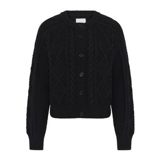 Part Two Damen, Strickwaren, Schwarzk, XSGröße