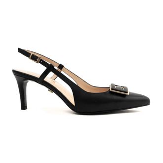 Sergio Moretti Klassische Schwarze High Heel Pumps - - Shoes - Damen - Schwarzk - 41 EU