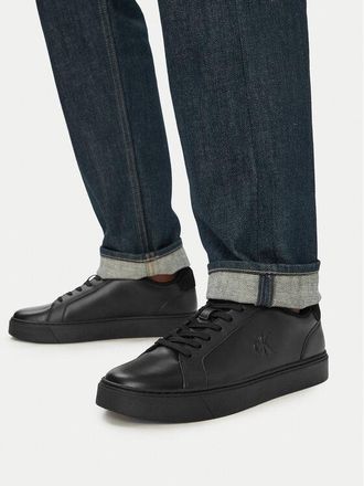 Calvin Klein Sneakers Classic Cupsole Laceup Lth YM0YM01435 Schwarz