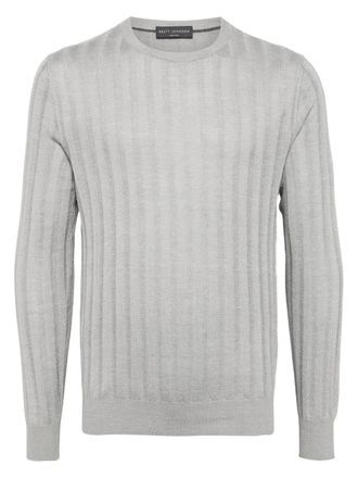 Brett Johnson T-Shirt mit rundem Ausschnitt - Grau