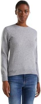 Benetton Maglia G/C M/L 1002d1k01 Sweater, Gris, XL Femme