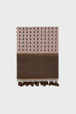 Gerard Darel Foulard imprim&eacute; en coton et soie - DALMA - Rose