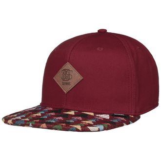 Djinns Herren Snapback Caps 6P Inka Delta Rev rot Verstellbar