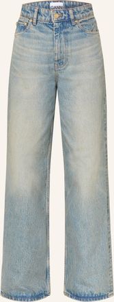 Ganni Wide Leg Jeans Izey blau