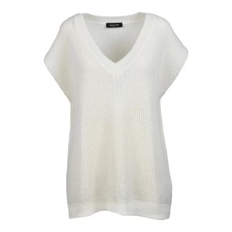 Fabiana Filippi Femme, Pulls, Beige, Taille: 40 FR Pull en mohair et laine m&eacute;lang&eacute;e