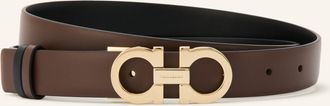 Ferragamo Ferragamo Lederg&uuml;rtel Zum Wenden braun