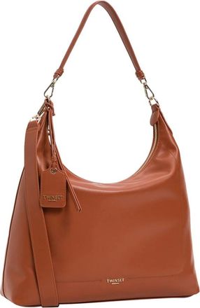 Twinset Femme, Sacs, Brun, Taille: ONE Size Grand sac port&eacute; &eacute;paule Hobo