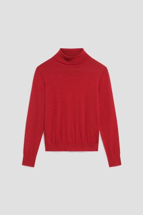 Gerard Darel Pull &agrave; col roul&eacute; en laine m&eacute;rinos - ROSAIRE - Rouge