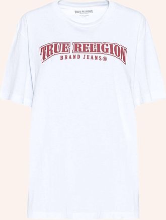 True Religion T-Shirt Brush weiss
