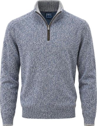 Fedeli Pull b&eacute;b&eacute; alpaga demi-zip - Homme - Pulls - Bleu - Taille: 2XL