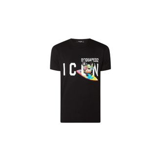 Dsquared2 Icon T-Shirt - - Tops - Herren - Schwarzk - S