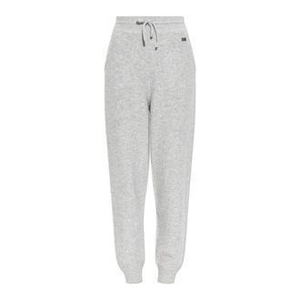 Victoria Beckham Pantalon en Laine &agrave; Poignets C&ocirc;tel&eacute;s - Femme - Pantalons - Gris - Taille: 40 FR