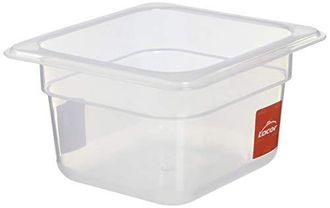 Lacor 66610H Polypropylene GN-Behälter 1/6, 176 x 162 x 100 mm